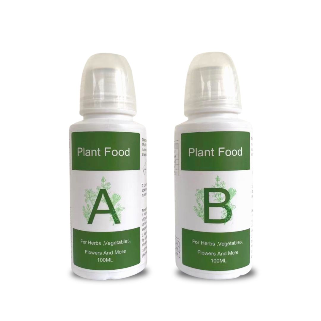Plant Food A & B (2 Bottles) – Kim Gardens | A smart way of gardening